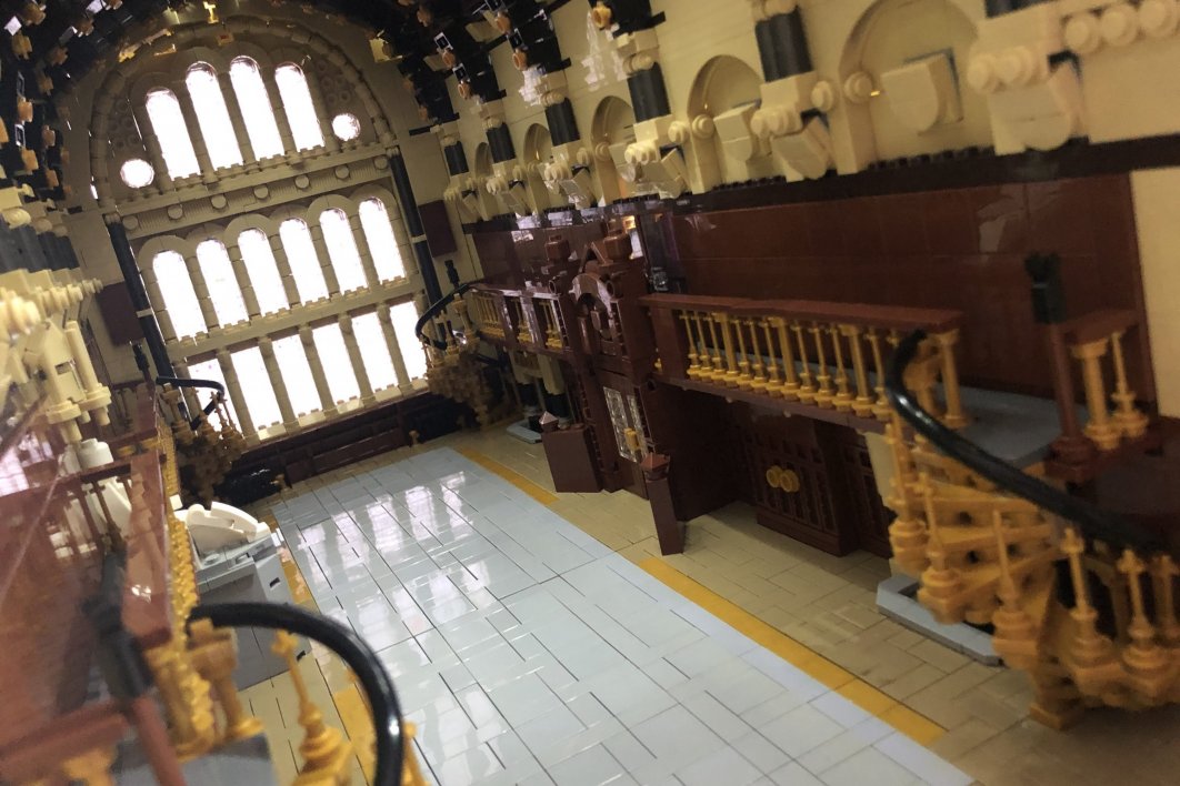 The Common Room LEGO® Brick by Brick model - The Common Room